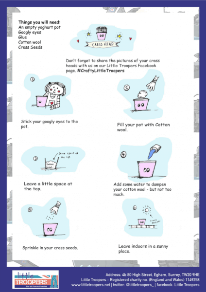 Grow a Cress Head - Little Troopers