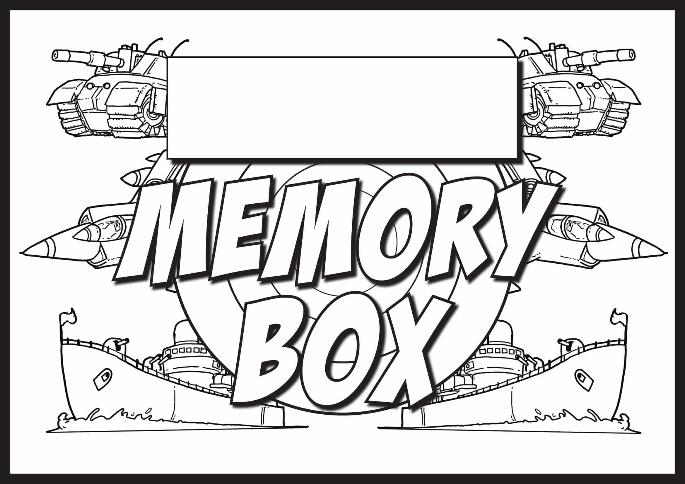 Memory Box Label - Little Troopers