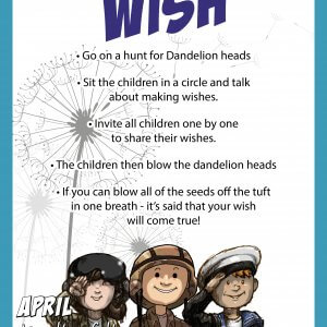Month of the Military Child - Dandelion Paint Activity Sheet - Little ...