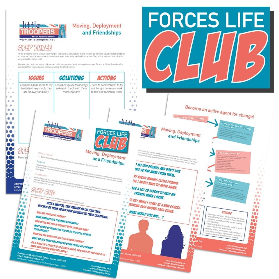 Downloadable Forces Life Club pack available now for secondary schools ...
