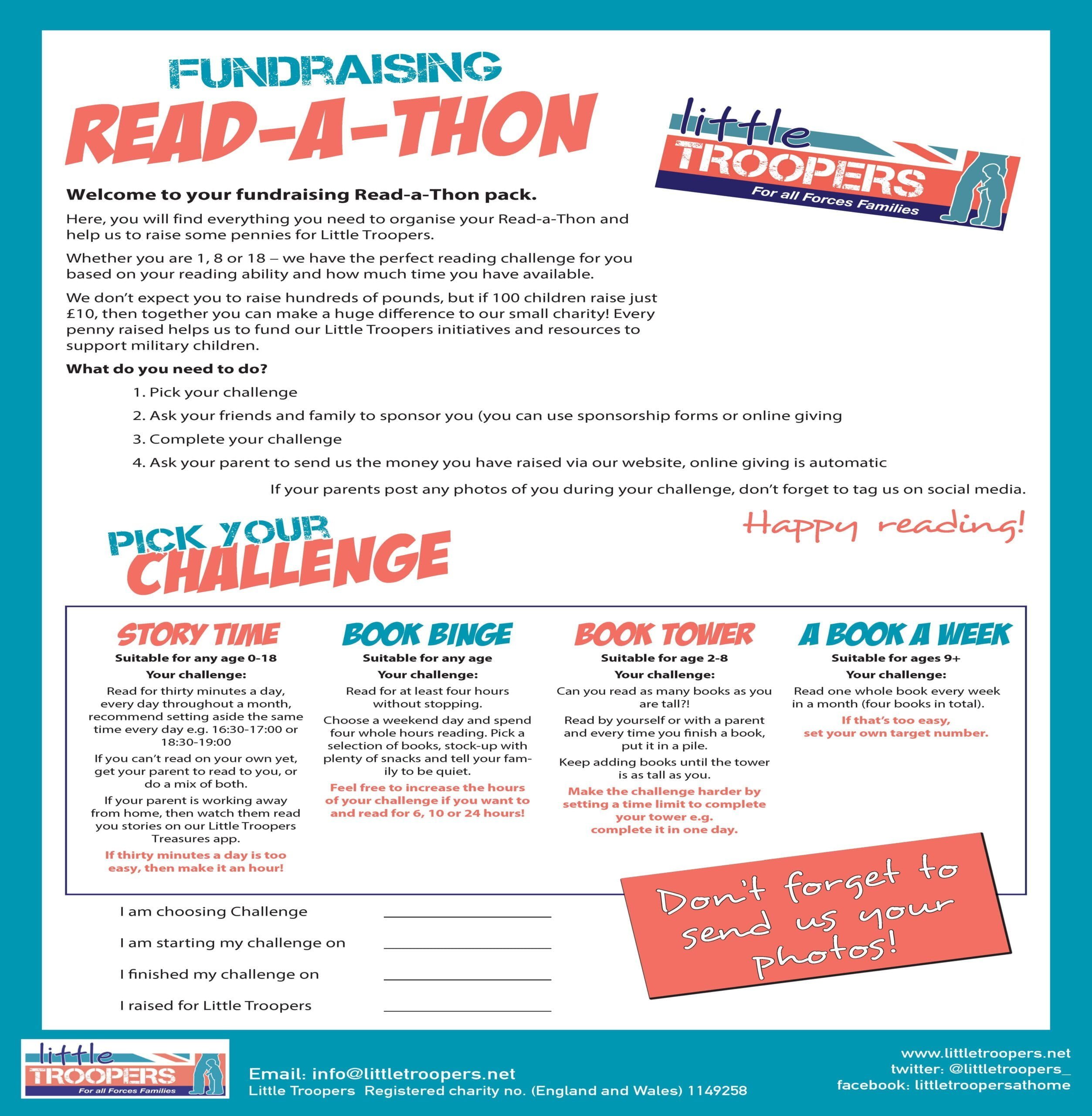 Read-a-Thon - Little Troopers