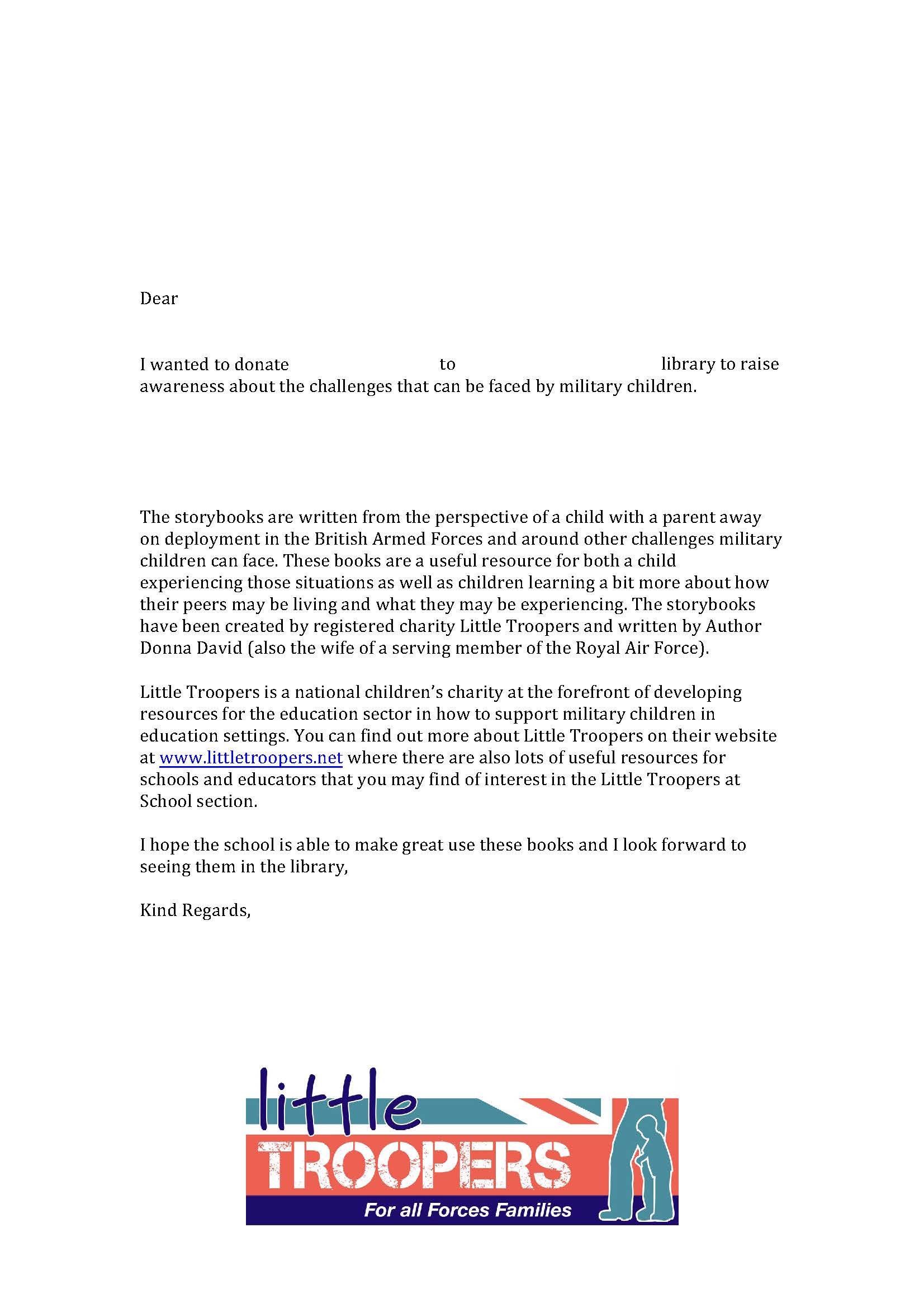 Book Donation Letter Little Troopers book-donation-letter-little-troopers