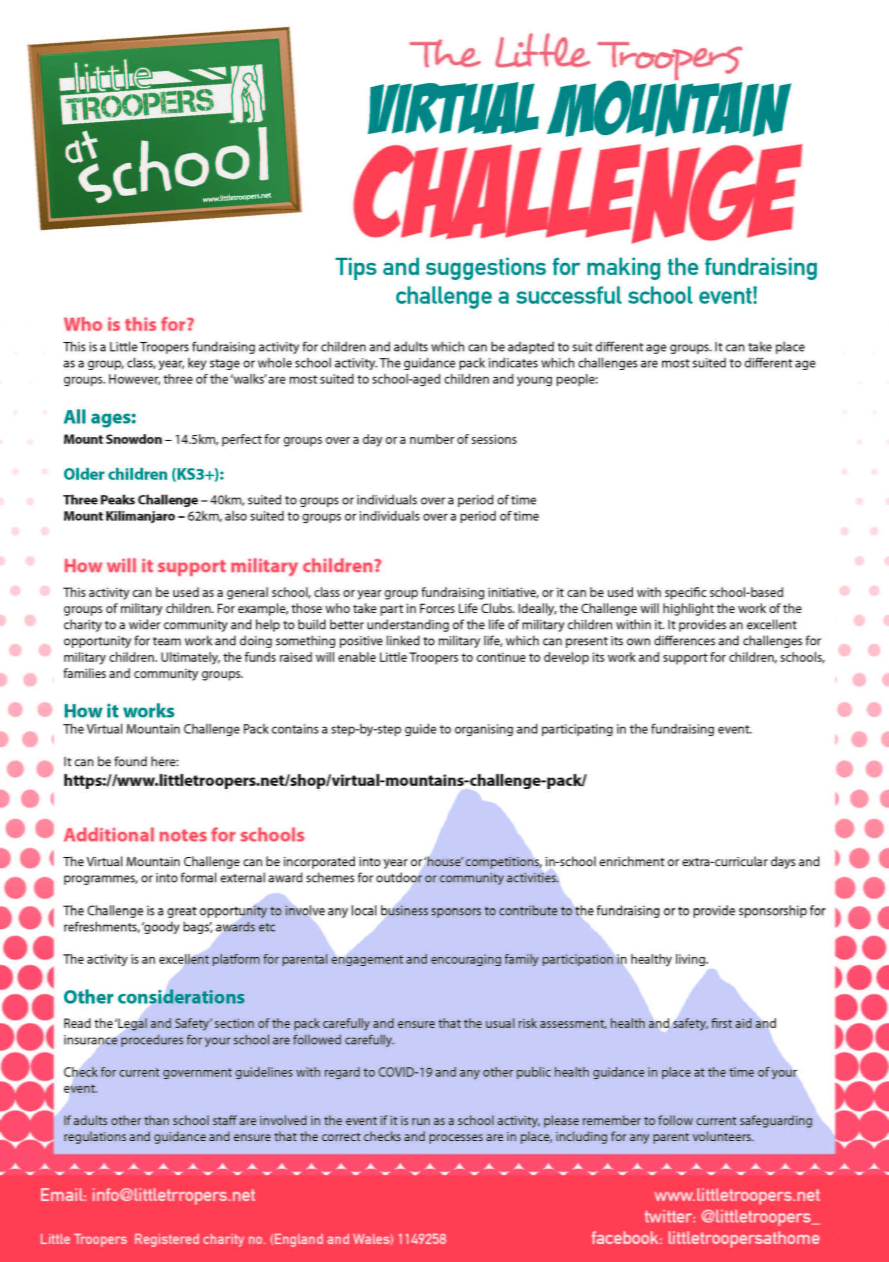 Schools Mountain Challenge - Little Troopers