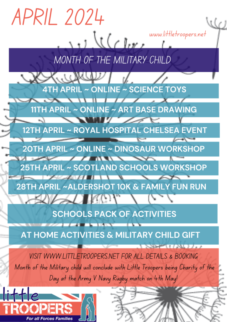 Let’s celebrate Month of the Military Child. - Little Troopers