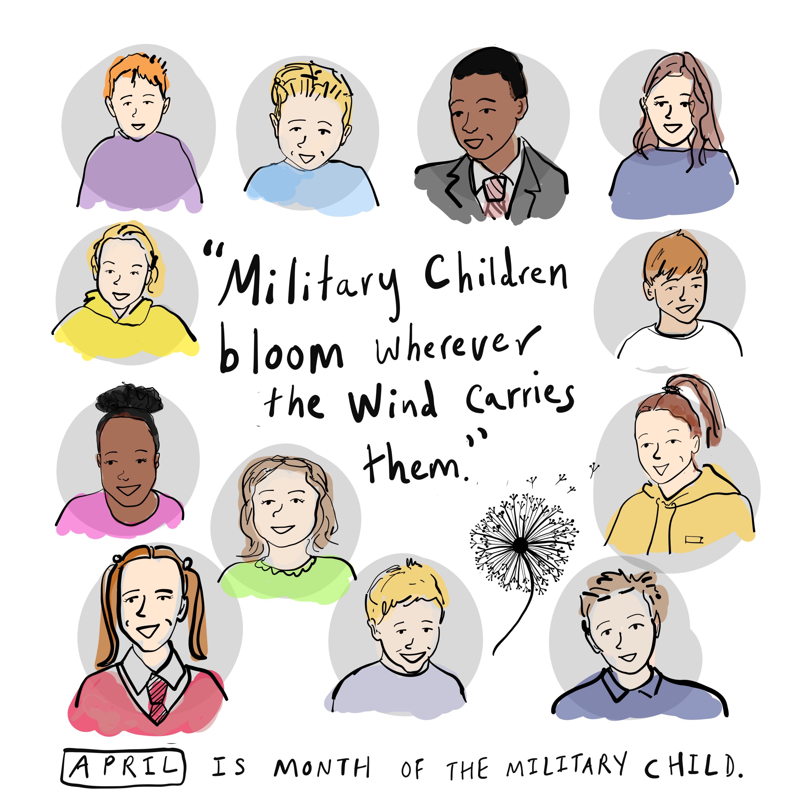 Join us to celebrate Month of the Military Child - Little Troopers